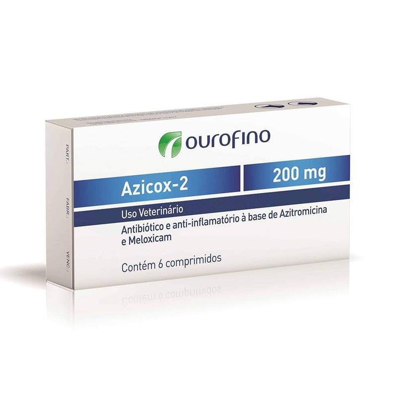 Azicox 2 Ourofino 200mg 6 Comprimidos - Medicamentos - Magazine Luiza