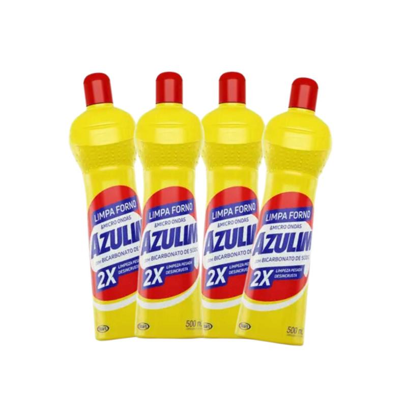 Azulim Limpa Forno e Microondas 500ml - 4 unidades - Limpa Forno ...