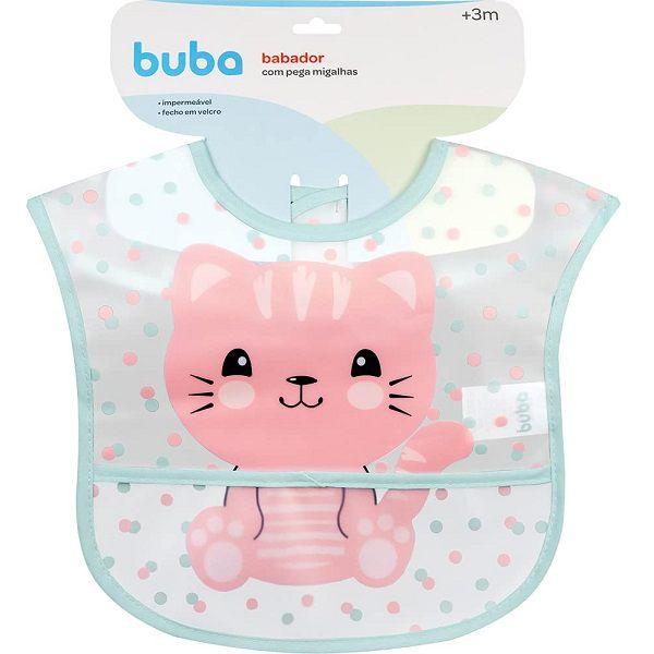 Babador Plastico com Bolso Pega Migalhas e Ajuste Buba BABY - Babador ...