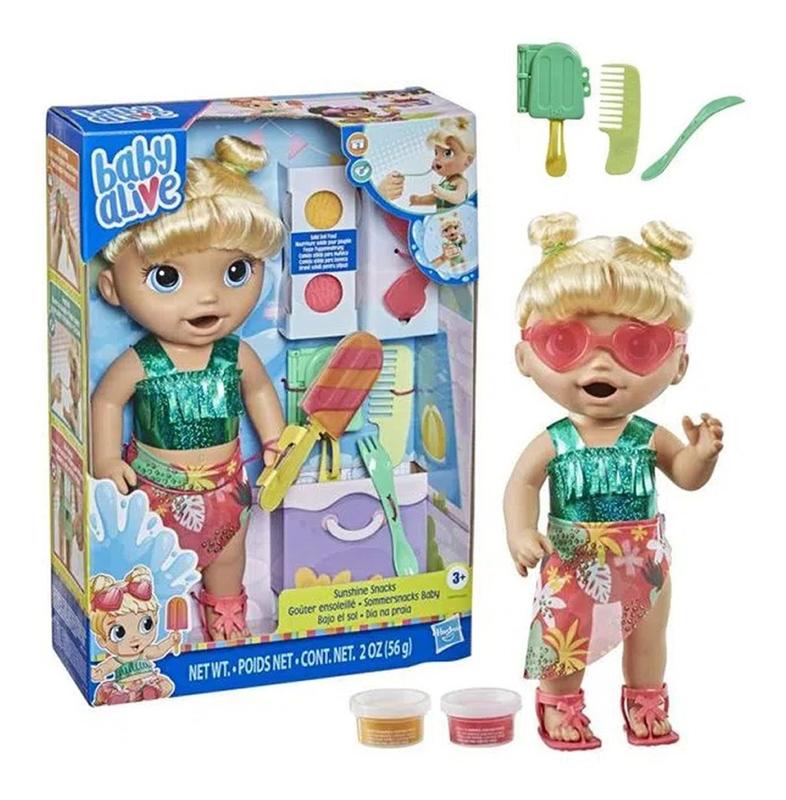 Baby Alive Boneca Dia Na Praia Loira F1680 Hasbro - Boneca Baby Alive ...
