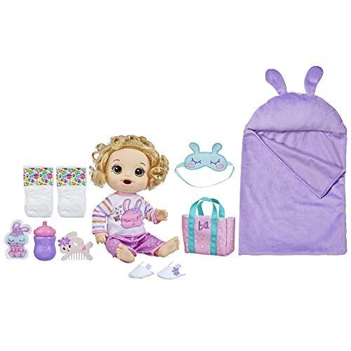 Baby Alive Bunny Sleepover Baby Doll, Bonecas temáticas de 12 polegadas ...