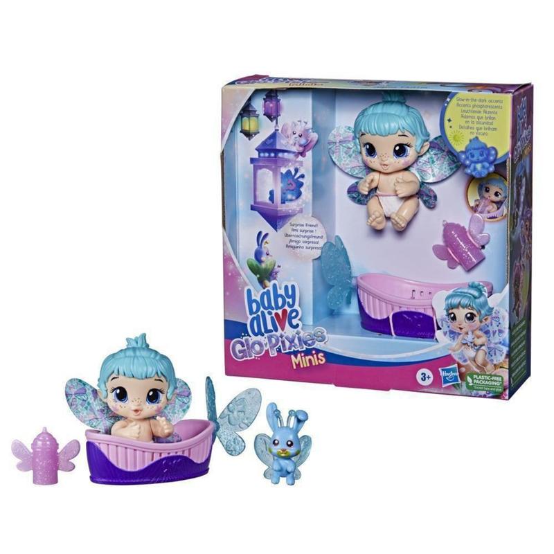 Baby Alive Glopixies Min Aqua Flutter F2599 - Hasbro - Boneca Baby ...