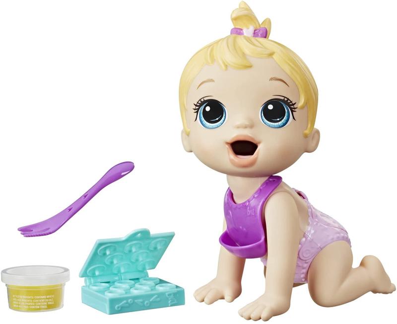 Baby Alive Hora da Papinha Loira, Boneca de 20 cm que Come e faz ...