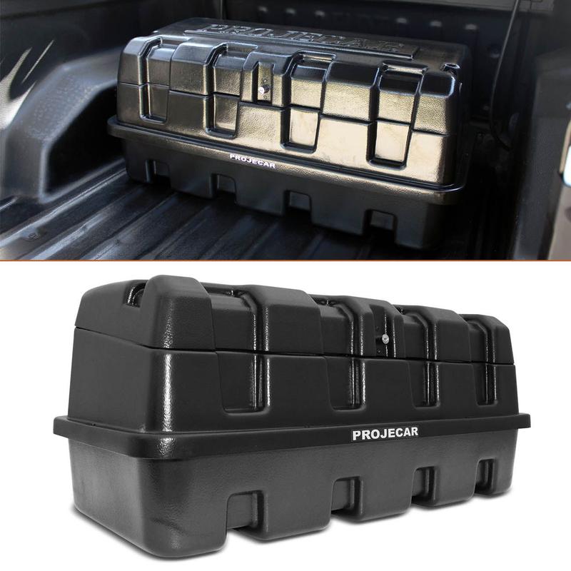 Bagageiro Caçamba Pick Up Box 140 Litros Universal Maleta Preto ...