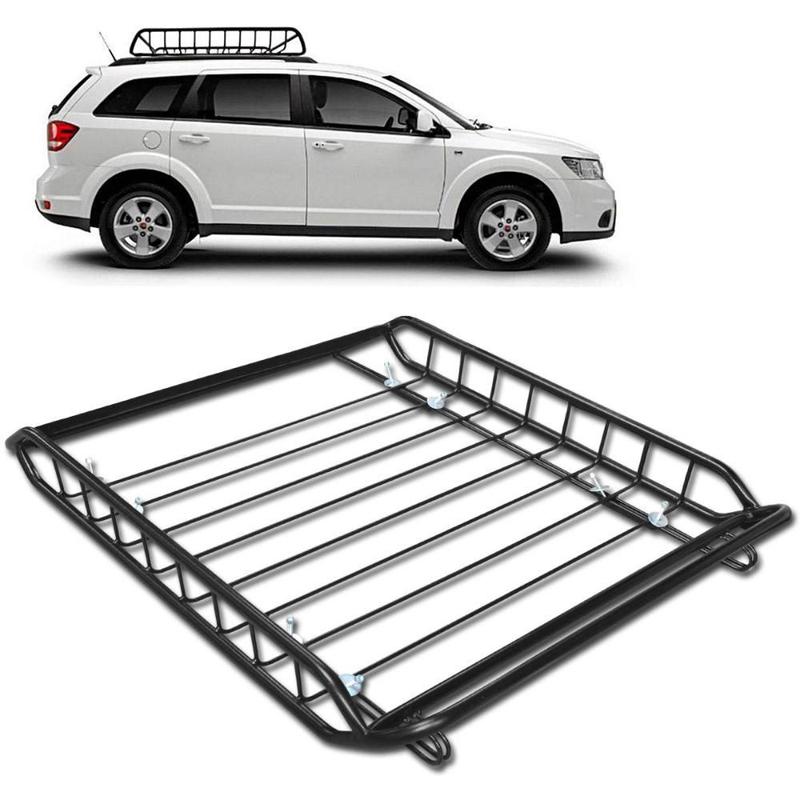 Bagageiro Gradeado De Teto Carros Populares Universal 45kg Preto ...