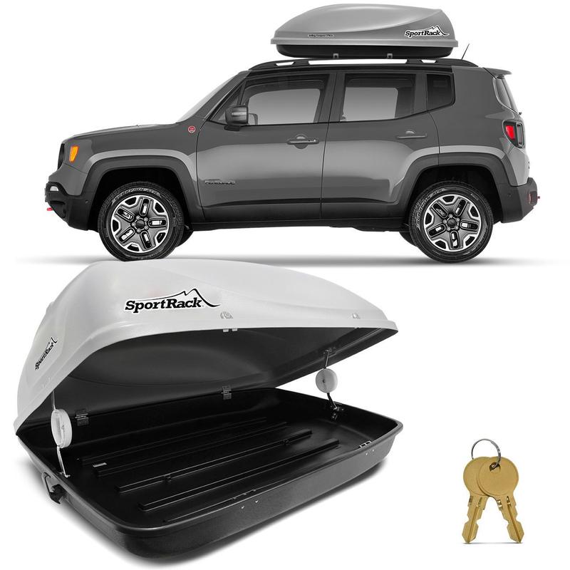 Bagageiro Maleiro De Teto Sport Rack Conquest Jeep Renegade 15 A 18 ...