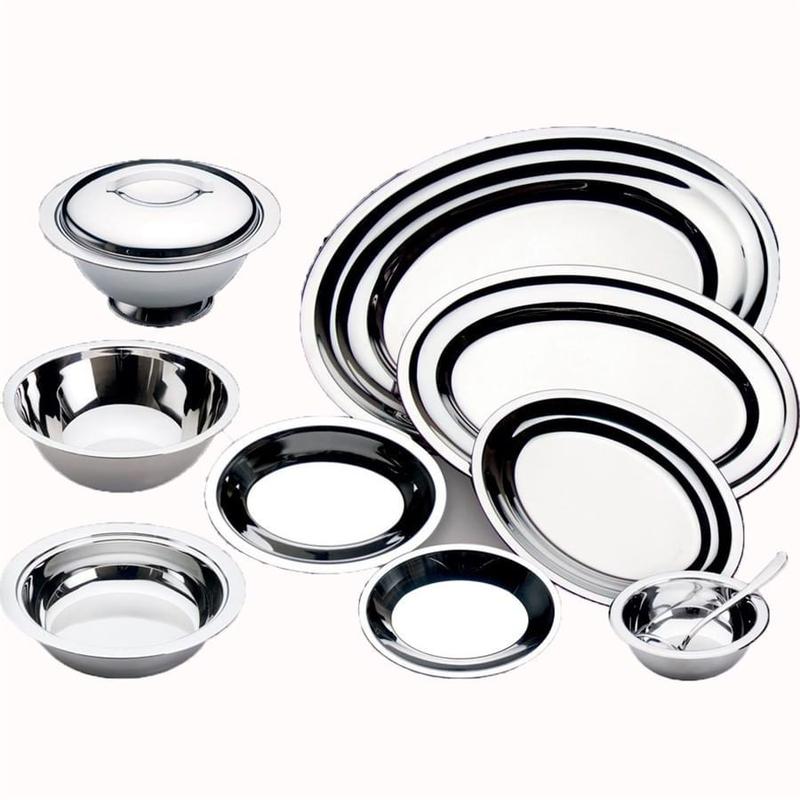 Baixela Inox 10 Peças Veneza - Wolff - Baixela - Magazine Luiza