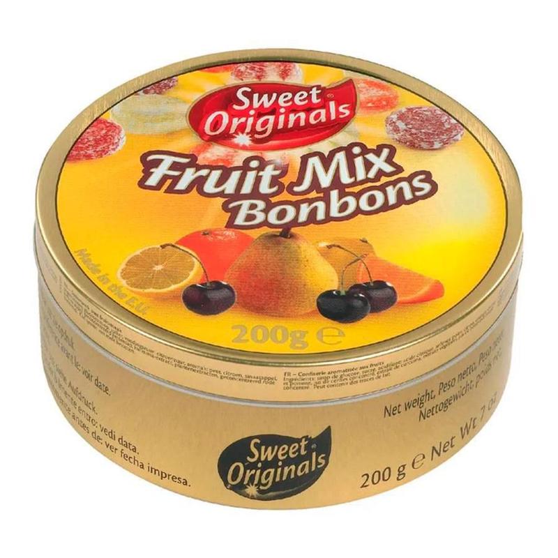 Bala Alemã De Frutas Sweet Originals Fruit Mix Lata 200G - Balas ...