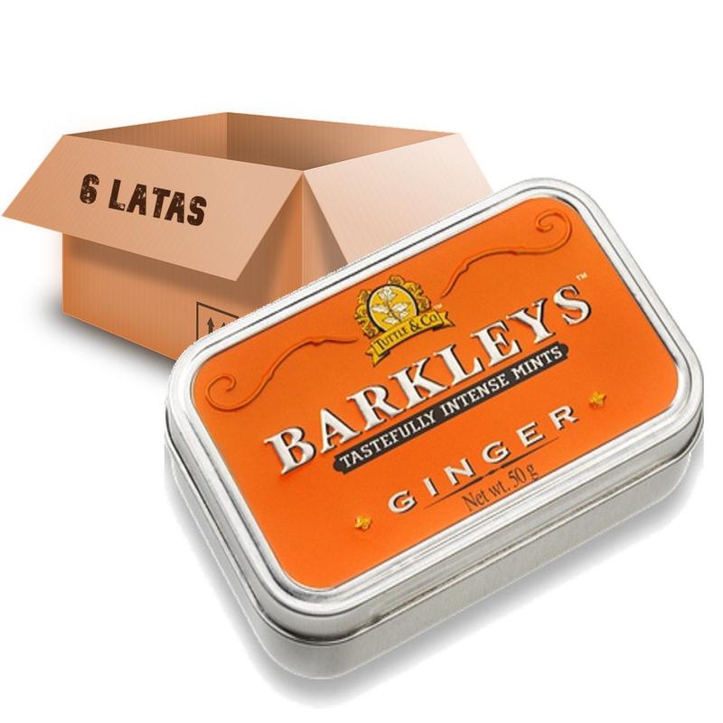 Bala BARKLEYS Ginger (Gengibre) 50g (6 latas) - Barkley's - Balas ...