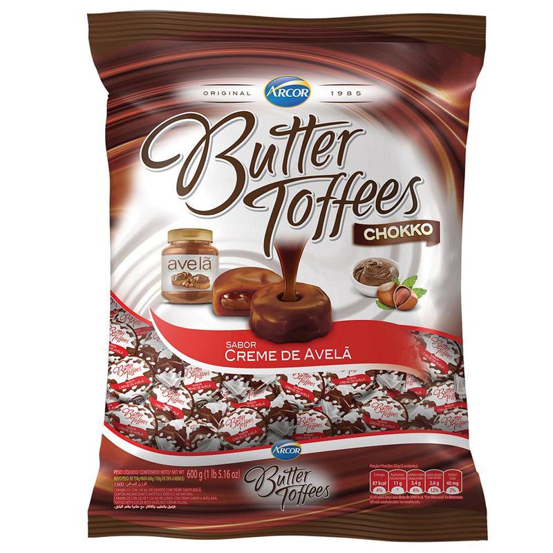 Bala Butter Toffee Sabor Creme De Avela - 5 Pacotes - AZEDINHA - Balas ...