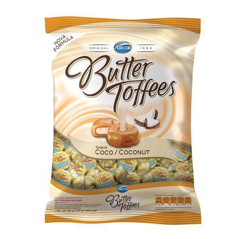 Bala butter toffees coco arcor 500g - Balas - Magazine Luiza