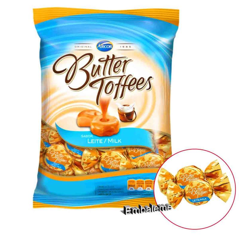 Bala Butter Toffees Leite 500G Arcor - Balas - Magazine Luiza