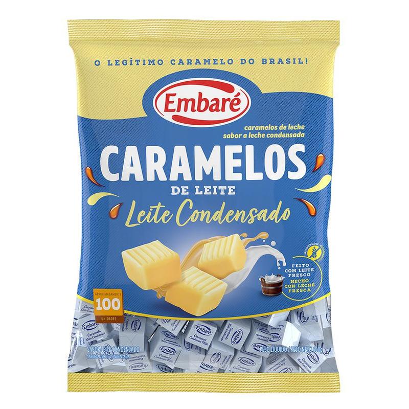 Bala Caramelo Leite Condensado 660g - Embare - Balas - Magazine Luiza