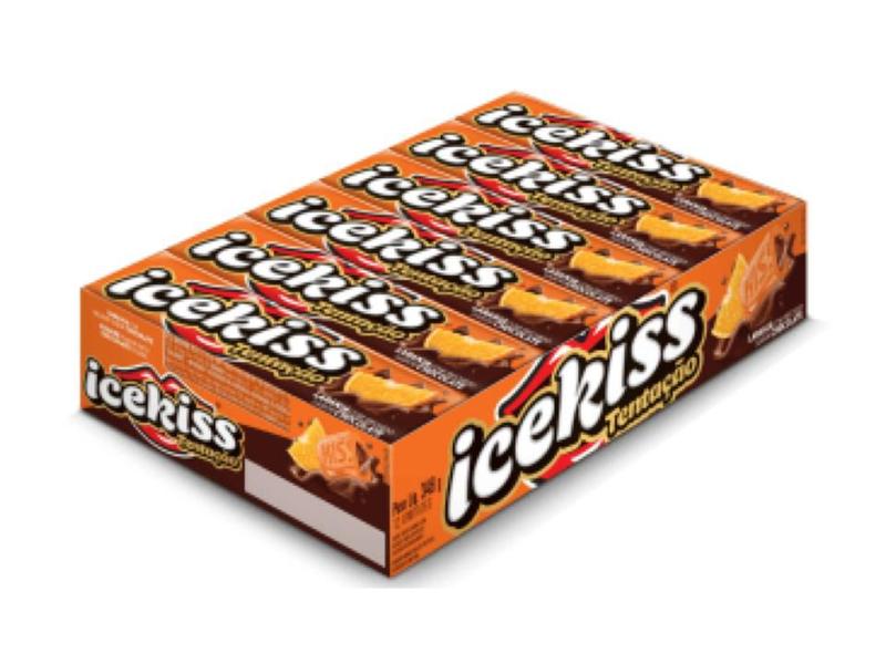 Bala Drops Icekiss Tentação Recheio Chocolate Caixa C/12unid. - CORY ...
