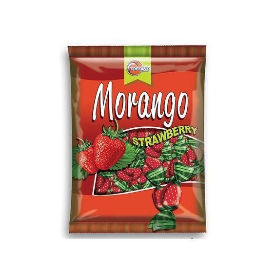 Bala Dura De Morango Com Recheio Docinho Embalagem Especial - Toffano ...
