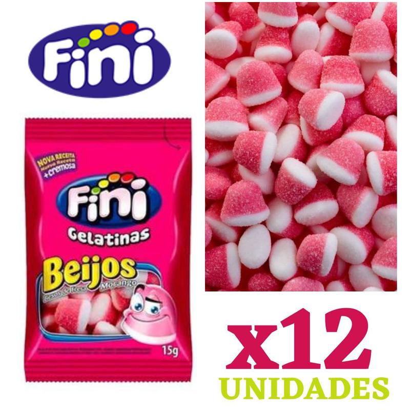 Bala fini de Beijo pacote com 12 unidades beijinho da fini - Balas ...