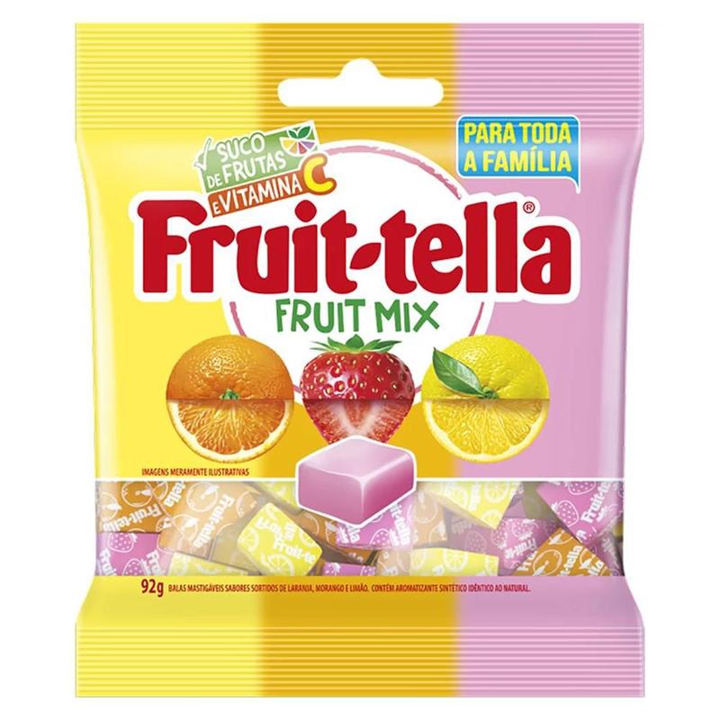 Bala Fruitella Mastigável Fruit Mix 92G - GRANADO ALIMENTOS - Balas ...