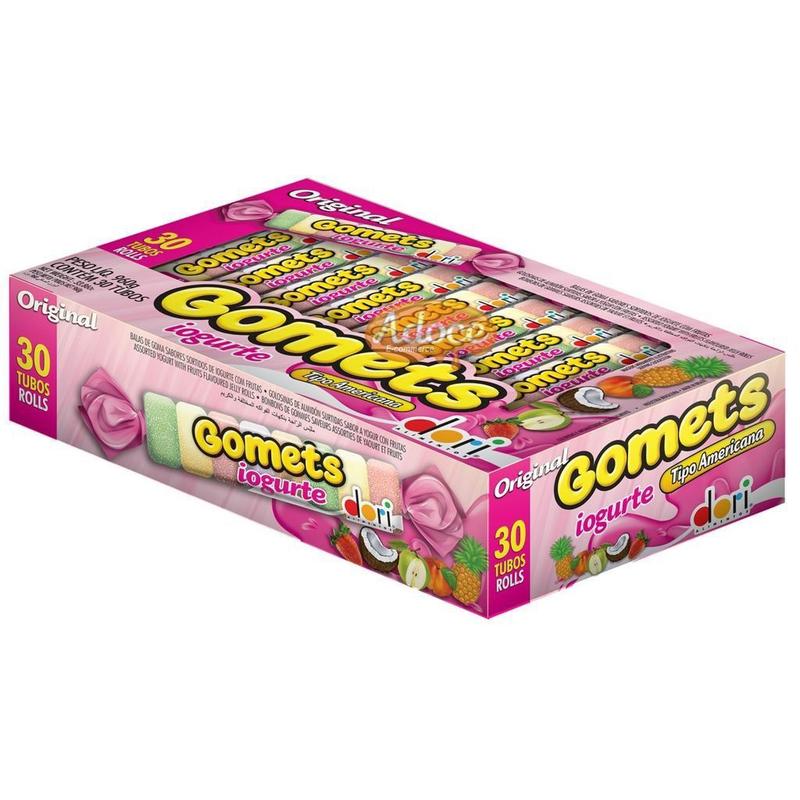 Bala goma gomets tubo 30unx32g dori - Balas - Magazine Luiza