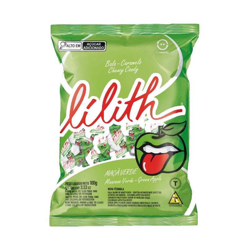 Bala Lilith Maçã Verde 100g - Balas - Magazine Luiza
