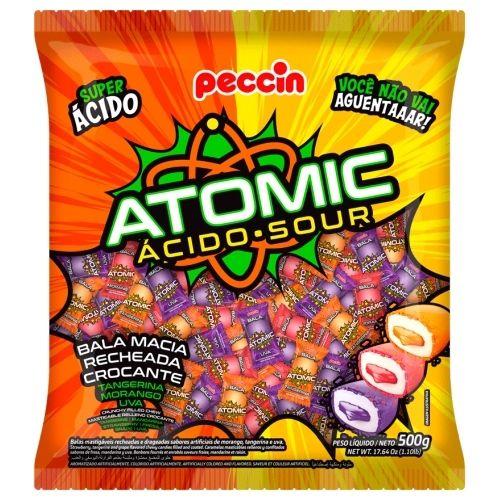 Bala Mastigável Atomic Ácido Sour Peccin 500g - Balas - Magazine Luiza