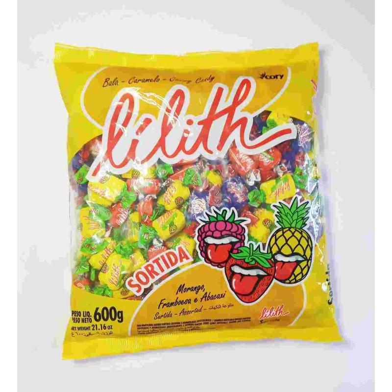BALA MASTIGÁVEL LILITH SORTIDA 600G Cory - Balas - Magazine Luiza