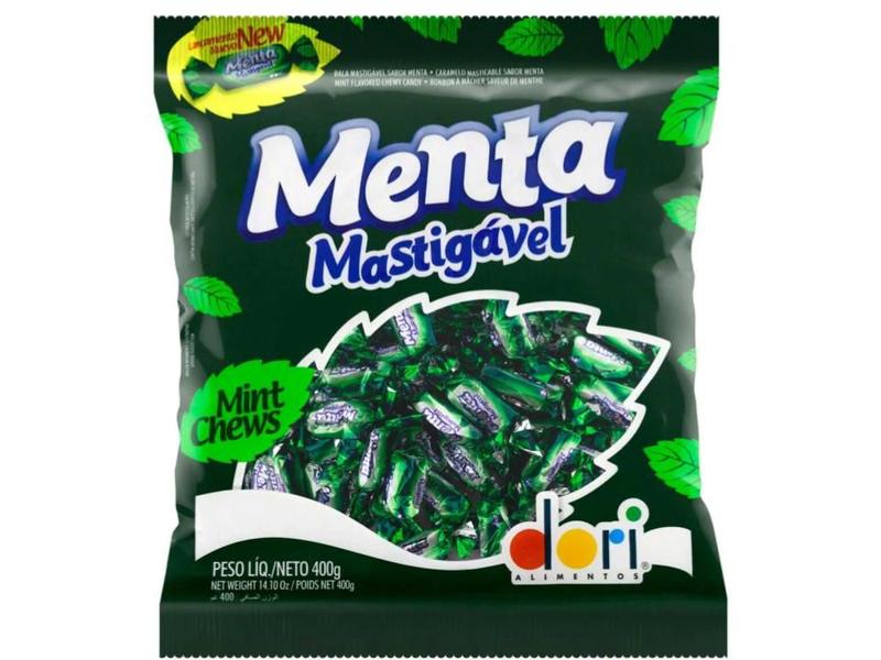 Bala Mastigável Menta Sem Glúten Dori 400g - Dori Alimentos S.A ...