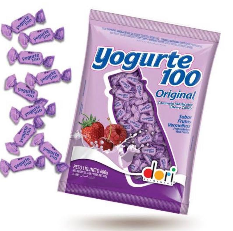 Bala Mastigável Yogurte Frutas Vermelhas Dori - Balas - Magazine Luiza