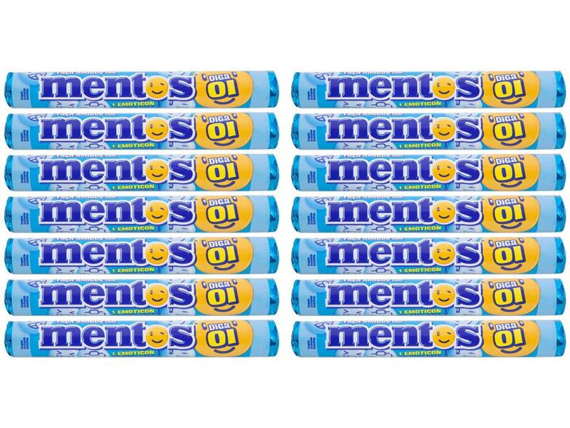 Bala Mentos Mint Mint 608g Display 16 Unidades - Balas - Magazine Luiza