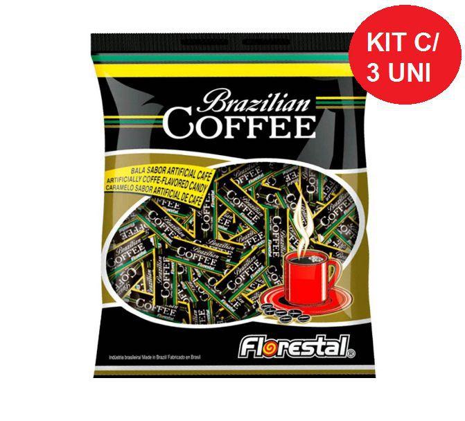 Bala Sabor Café Brazilian Coffee KIT 3pct. 500gr Florestal - Balas ...