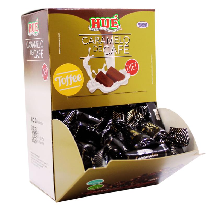 Bala toffee caramelo de café diet display 500g hué - Balas - Magazine Luiza