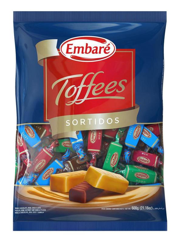 Bala toffees sortidos 600g - embaré - Balas - Magazine Luiza