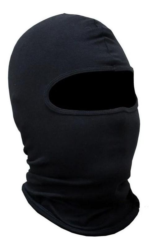 Balaclava Touca Ninja Proteção Motoqueiro Preto Unidade Qualidade ...