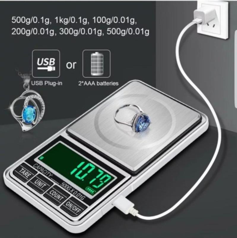 Balança digital de alta precisão com USB - Digital scale - Balanças ...