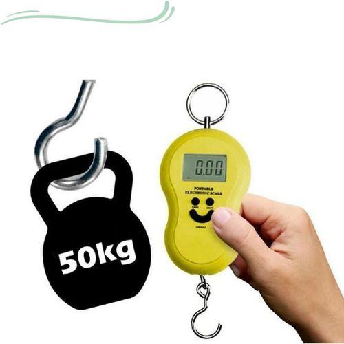 Balança Pêndulo Digital 50kg Pesar Malas Viagem E + - WCAN - Balança de ...