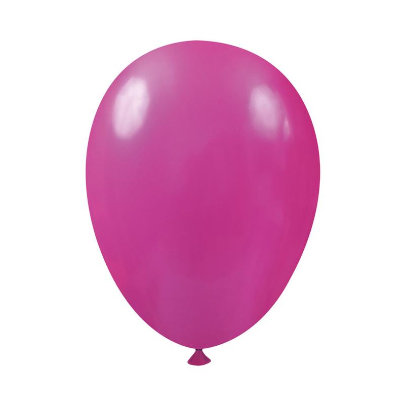 Balão bexiga 7 pol. rosa fúcsia com 1 pacote de 50un. - Tamarozzi ...