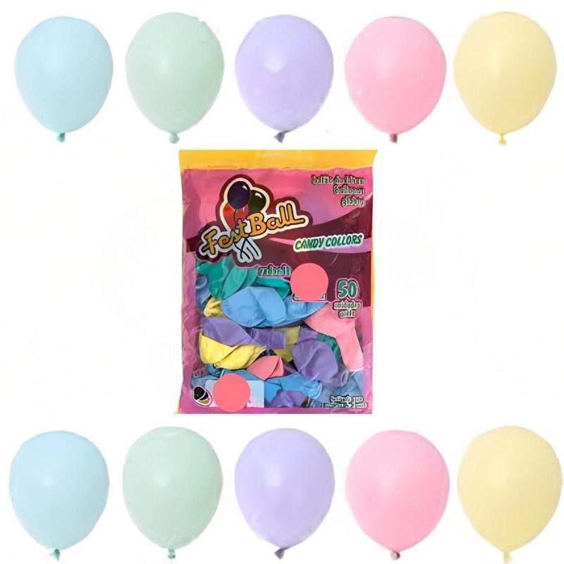 Balão Bexiga Candy Color Pastel 5 Polegadas 50 Un - Festball - Balão/ Bexiga - Magazine Luiza