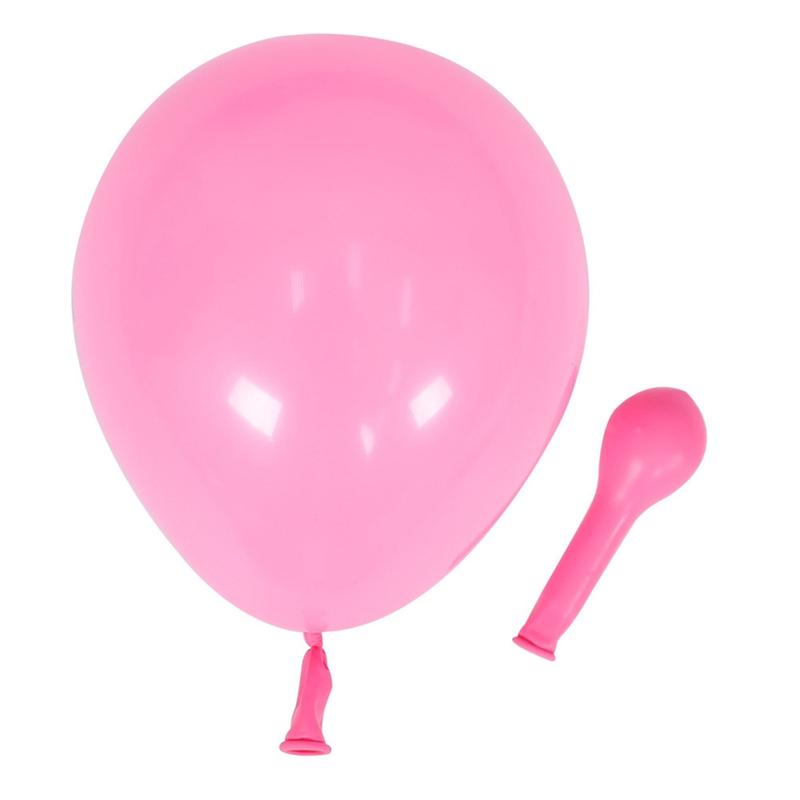 Balão Bexiga Rosa Liso Número 5 Polegadas Pequeno Para Festas 50 ...