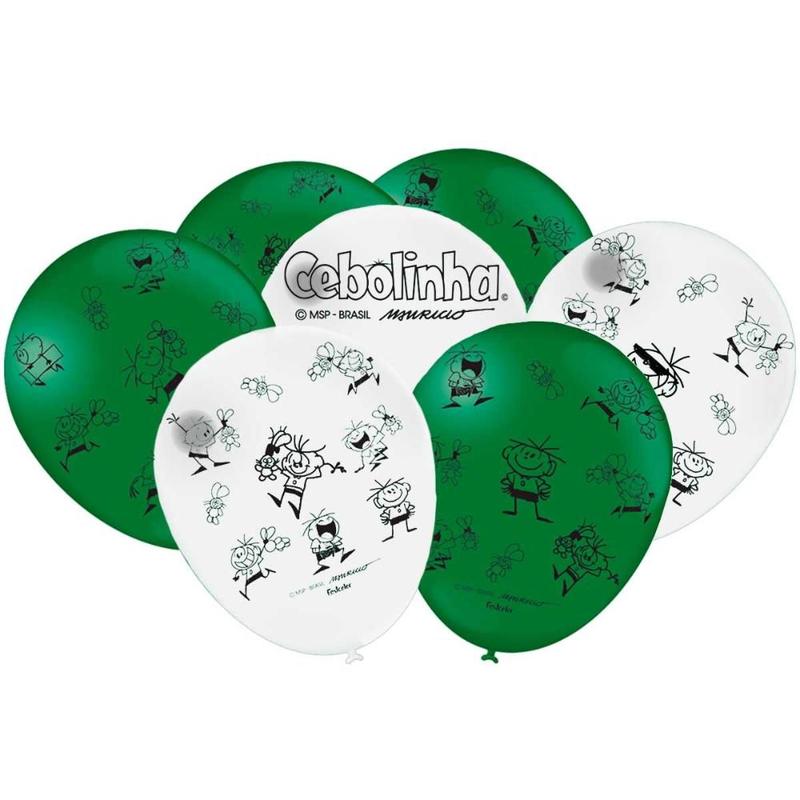 Balão Cebolinha Decoração Festa de Aniversário Infantil Numero 9 ...