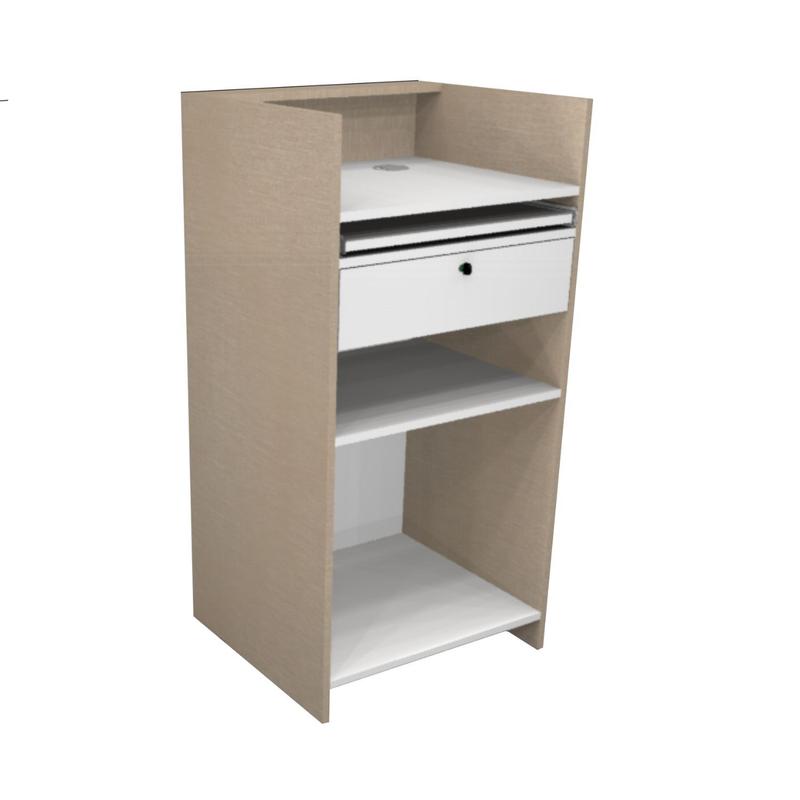 Balcão Caixa Normal Sobre Tampo em MDF - MMF - Outros Móveis - Magazine ...