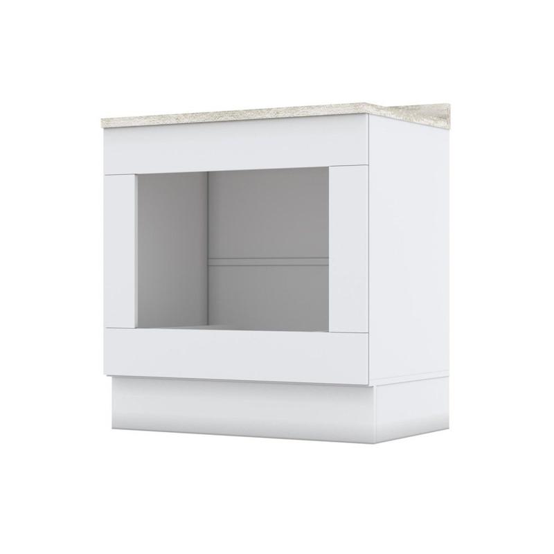 Balcão de Cozinha Para Forno de Embutir com Tampo Emily - Espresso ...