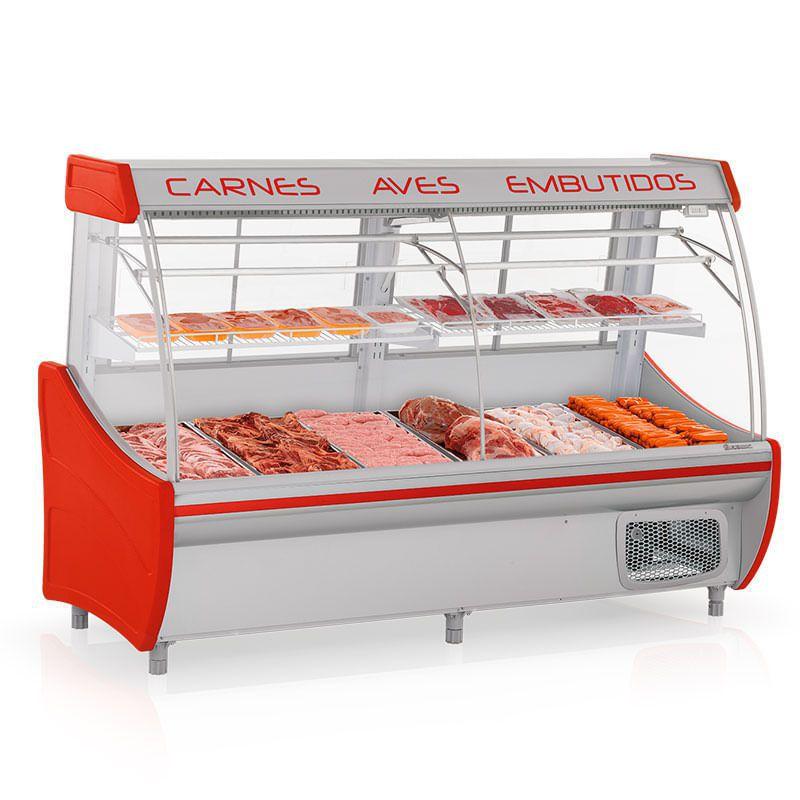 Balcão Expositor Horizontal GSRB-210D com Depósito Refrigerado Rubi ...