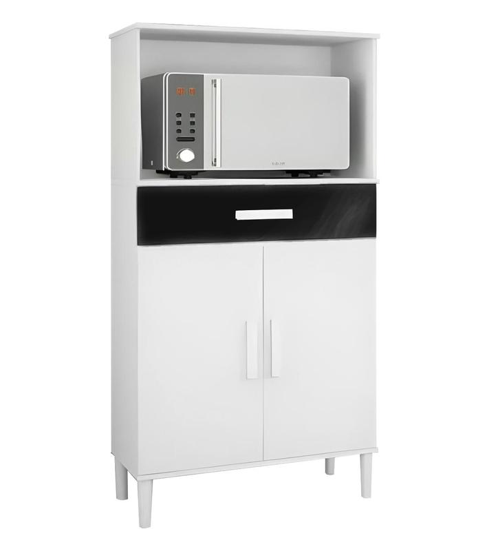 Balcão Microondas Duplo Cozinha 2 portas e 1 gaveta - Full Economize ...