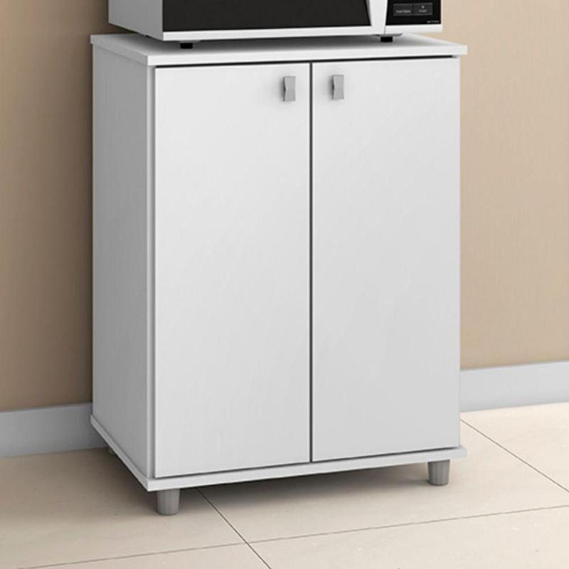 Balcão Multiuso 2 Portas Asm 155 Movelbento Branco - Gabinete de ...