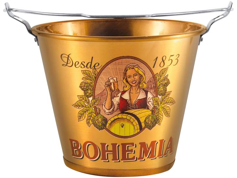 Balde de Cerveja Alumínio Bohemia Retrô - 5L - Bar e Acessórios ...