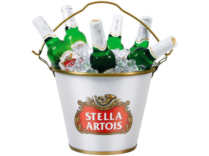 Balde de Cerveja Alumínio Stella Artois - 5L - Bar e Acessórios ...