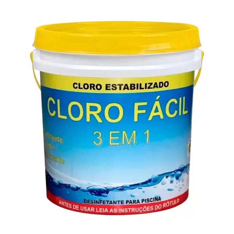 Balde de cloro facil dicloro estabilizado e multiação 10 kg - UTRACLOR ...