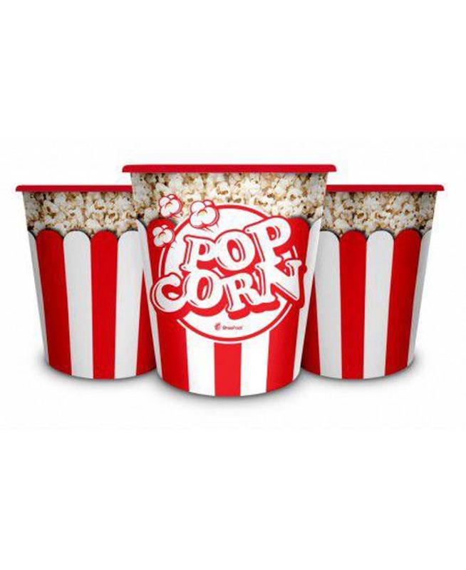 Balde pipoca - pop corn - BRASFOOT - Balde de Pipoca - Magazine Luiza