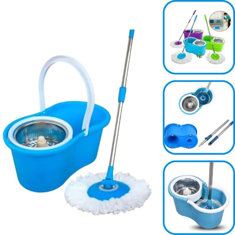 Balde Spin Mop esfregão Giratório Limpador Balde Multiuso - Souza & Cia ...