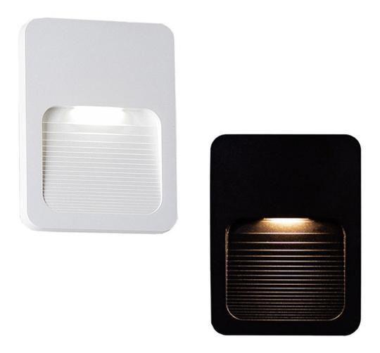 Balizador 4X2 Sobrepor Led Fit Slim 2W Parede Escada Muro - Luminatti ...