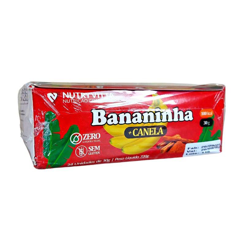 Bananinha Cremosa Com Açúcar e Canela Display com 24 Unidades ...